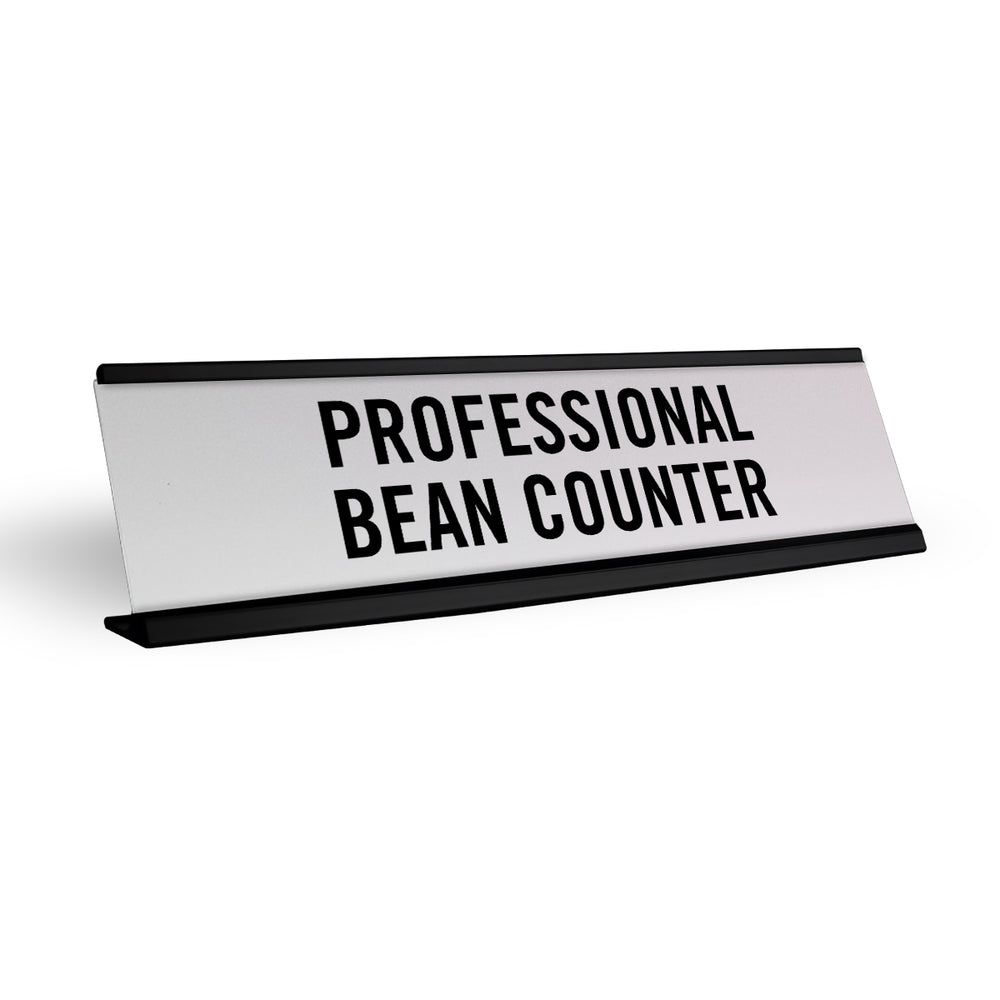 Professional Bean Counter Desk Name Plate - Top Accounting Inspired Gifts