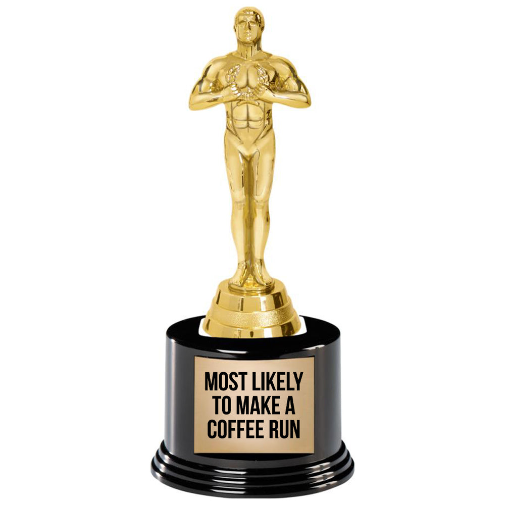 Most Likely To Make A Coffee Run Trophy | Funny Superlative Awards