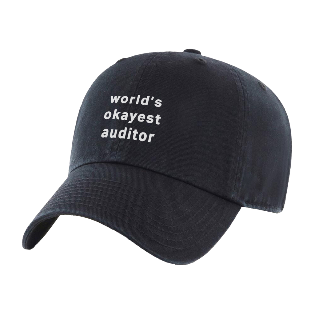 Funny Audit Hats | World's Okayest Auditor Hat