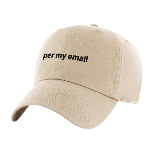 Per My Email Hat
