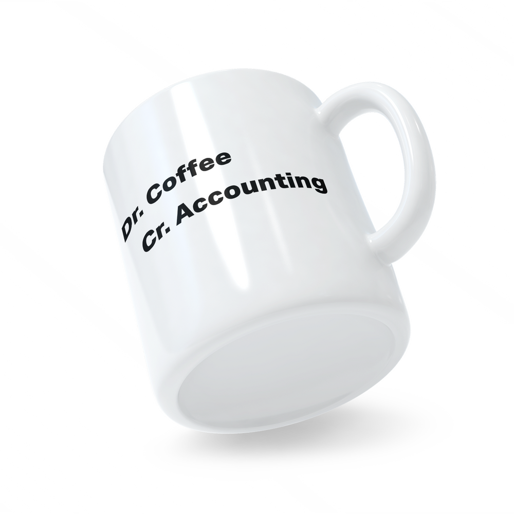 Funny Accounting Coffee Mugs | Dr. Coffee Cr. Accounting Mug