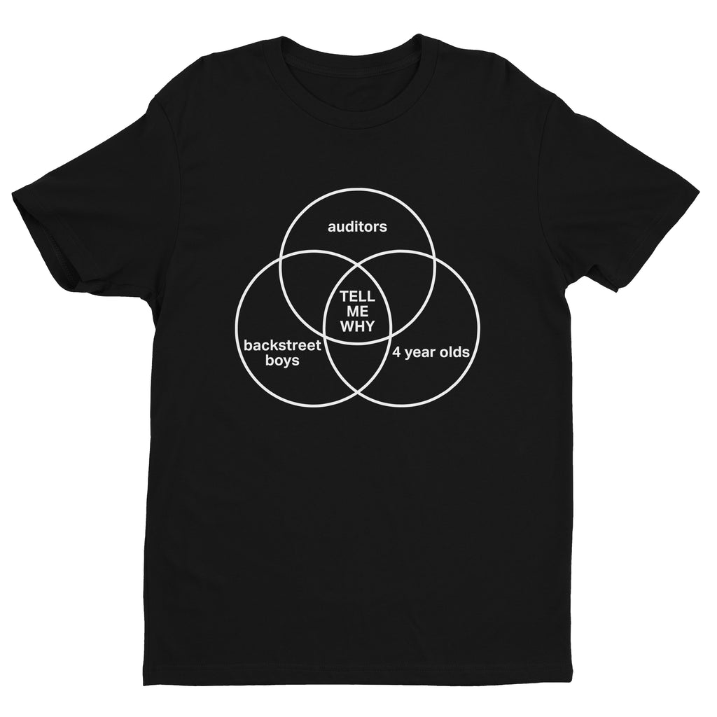 Funny Audit T-Shirts | Auditor Tell Me Why Tee
